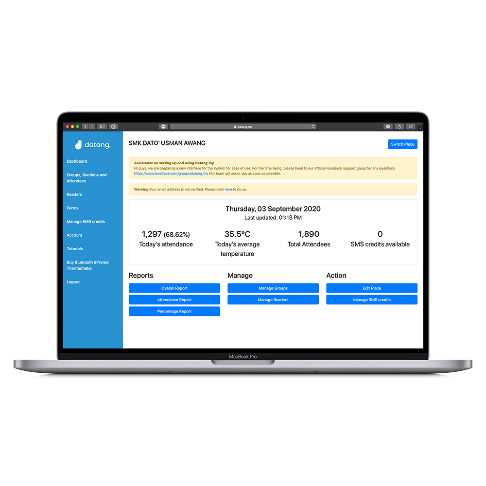 Datang.my – Attendance for the masses